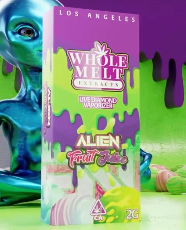 Alien Fruit Juice Whole Melt Extracts Disposable - 2G